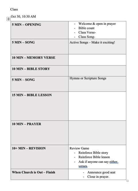 Teacher’s Trading Post - Children's Bible Society